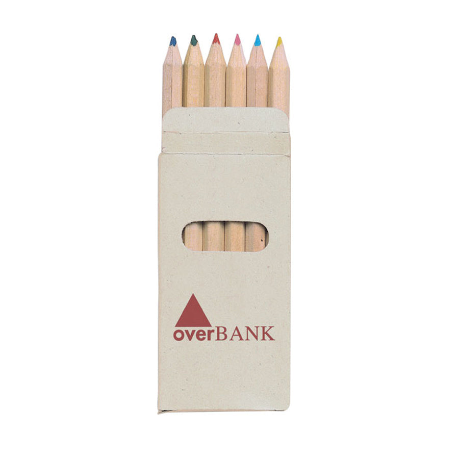 6 Colouring Pencils | Crisp Branding
